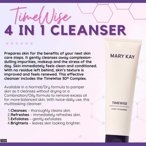 Mary Kay | Skincare | Mary Kay Timewise 4 In Cleanser For Combo To Oily Skin | Poshmark